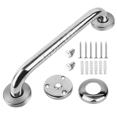 Maner sustinere, baie, sprijin, siguranta, balustrada, inox, 30 cm ...