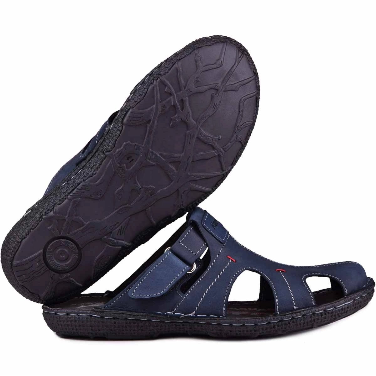 Slapi pentru barbati, Kampol, BM144079, albastru marin - eMAG.ro