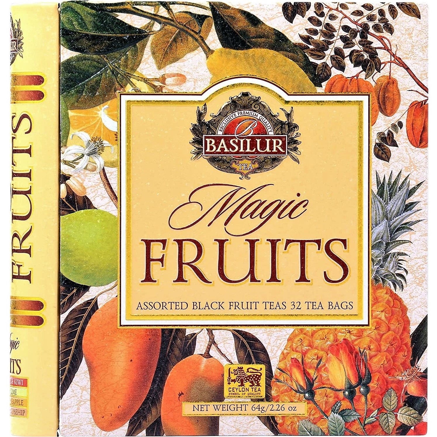 Цейлонски черен чай Magic Fruits, 4 варианта, 64 гр - eMAG.bg