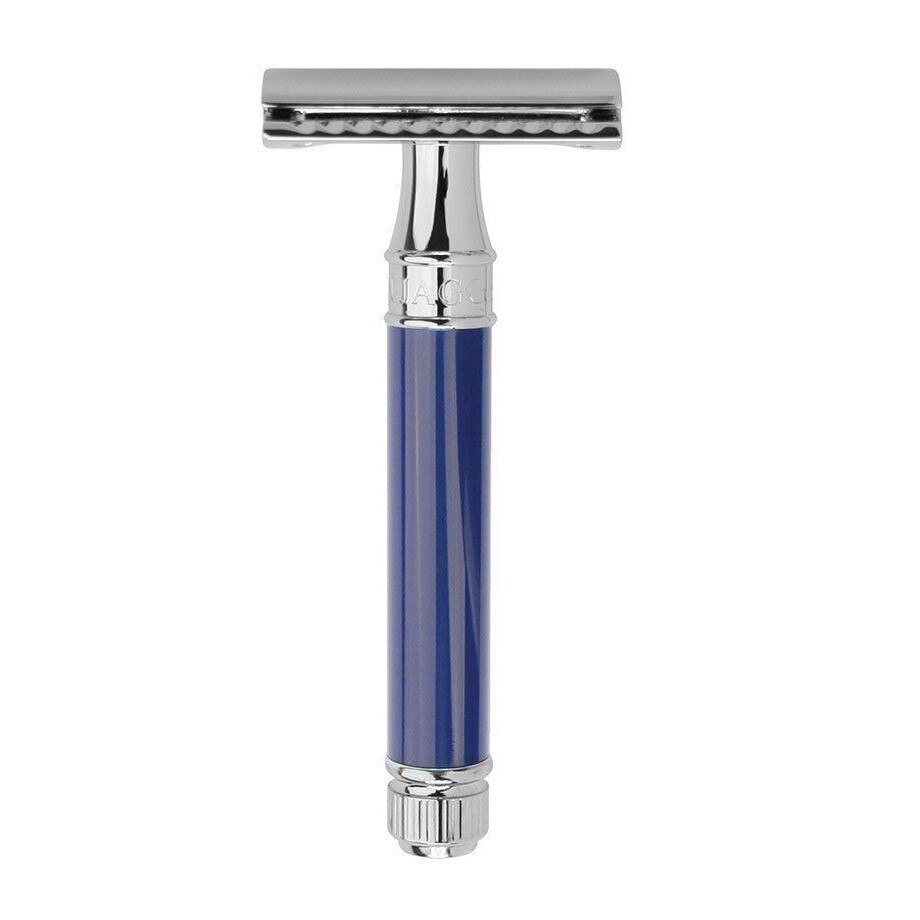 Aparat de barbierit clasic, DE83BL Blue, Edwin Jagger - eMAG.ro