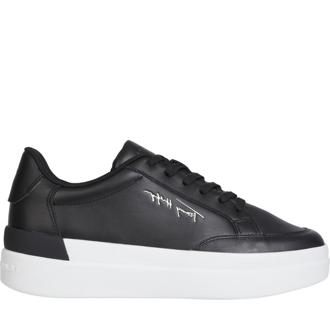 Adidasi Signature, Femei, Piele, Textil, Negru, 41 EU - eMAG.ro