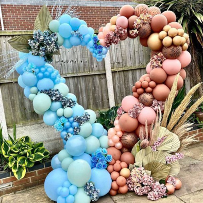 Arcada decor flori sau baloane pentru evenimente, forma inima 2x2m ...