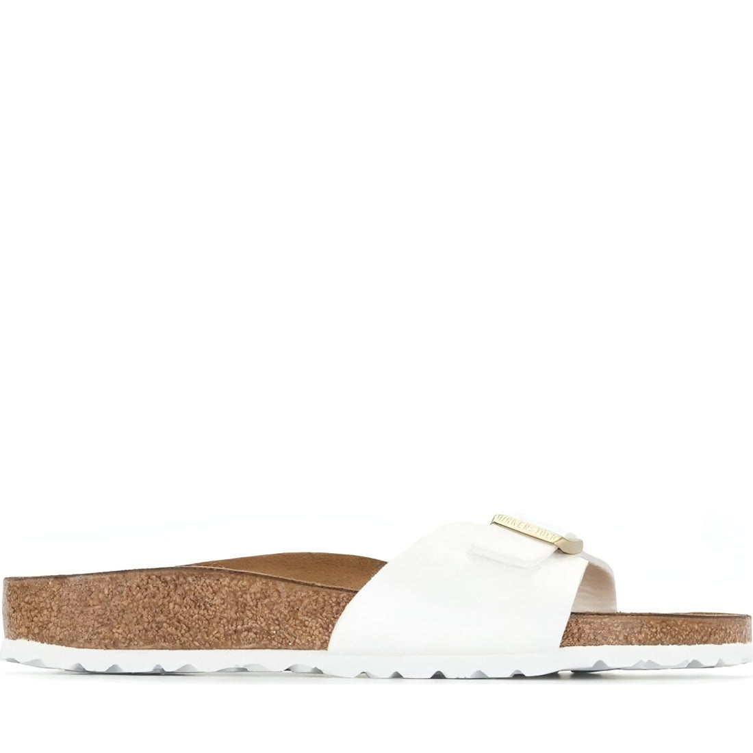 Slapi dama, Birkenstock, Piele, Alb, 40 - eMAG.ro