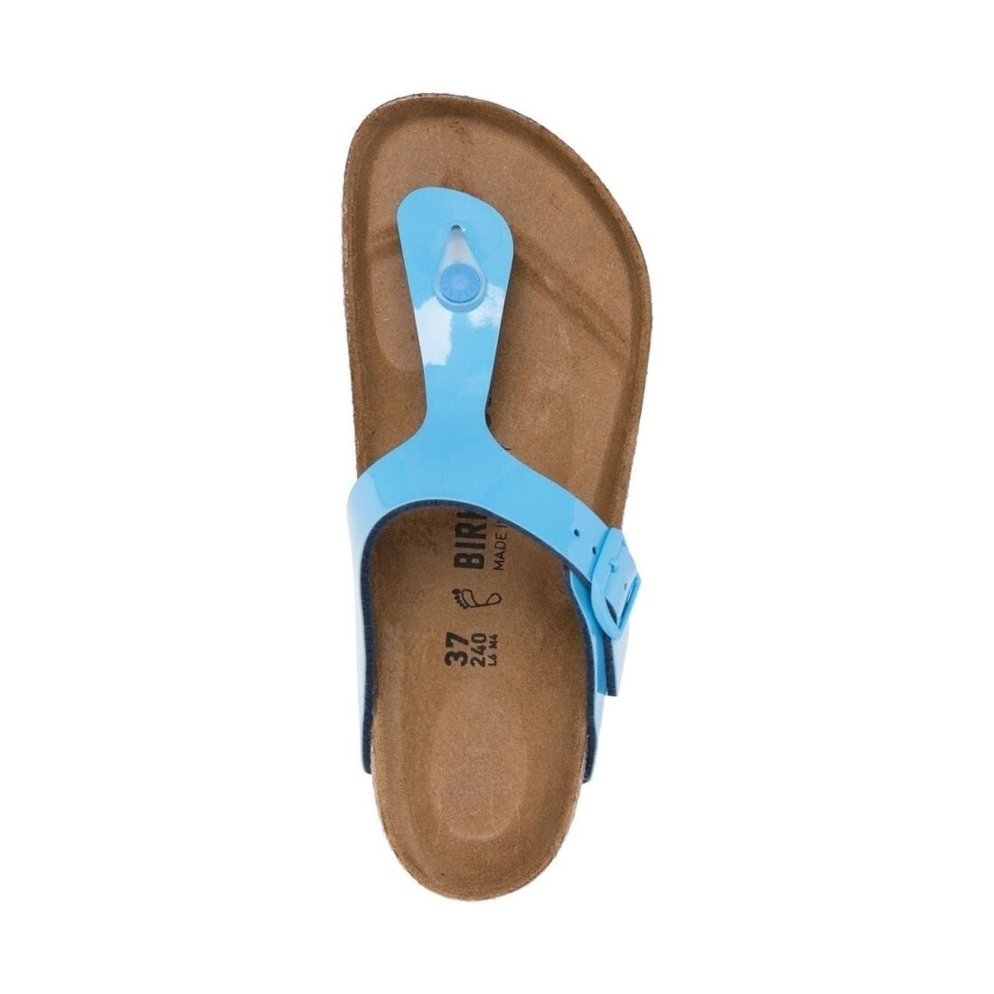 Slapi dama, Birkenstock, Piele, Albastru, 41 EU - eMAG.ro