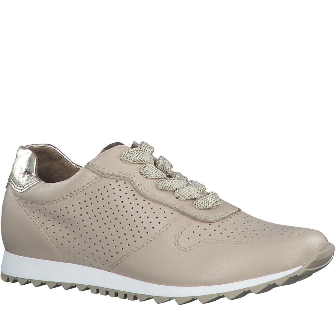 Pantofi sport dama, Tamaris, Piele, Bej, 40 EU - eMAG.ro