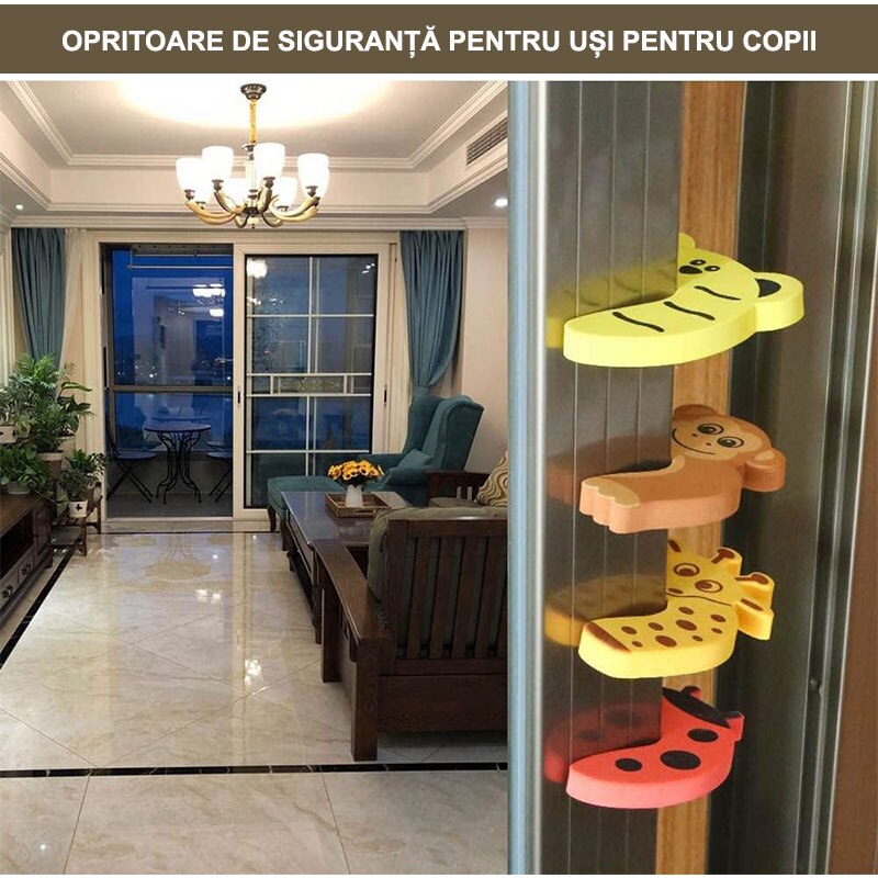 Set 50 piese protectii mobilier si prize pentru siguranta copiilor ...
