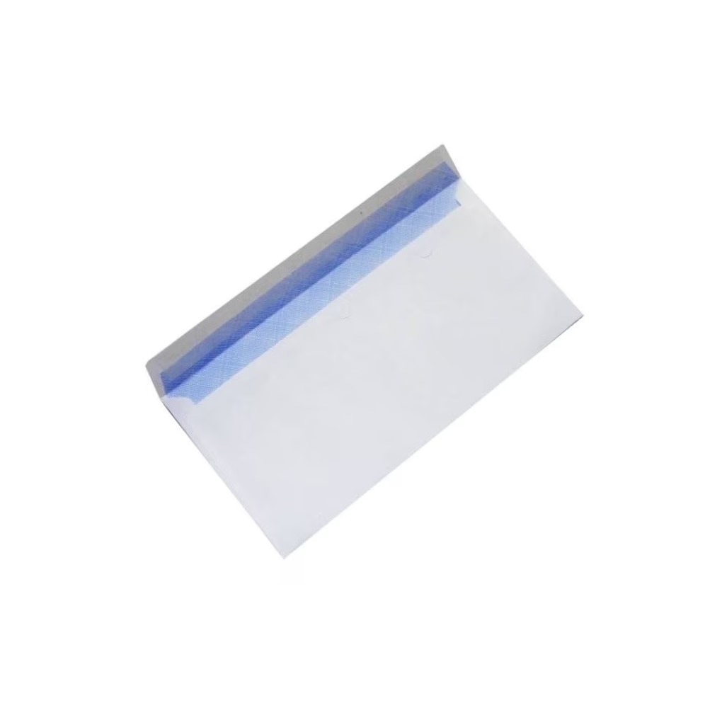 Plic autoadeziv DL 110 x 220 mm, 80 gr/mp, alb - eMAG.ro