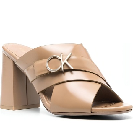 Sandale femei, CK, piele, textil, bej, 38 EU - eMAG.ro