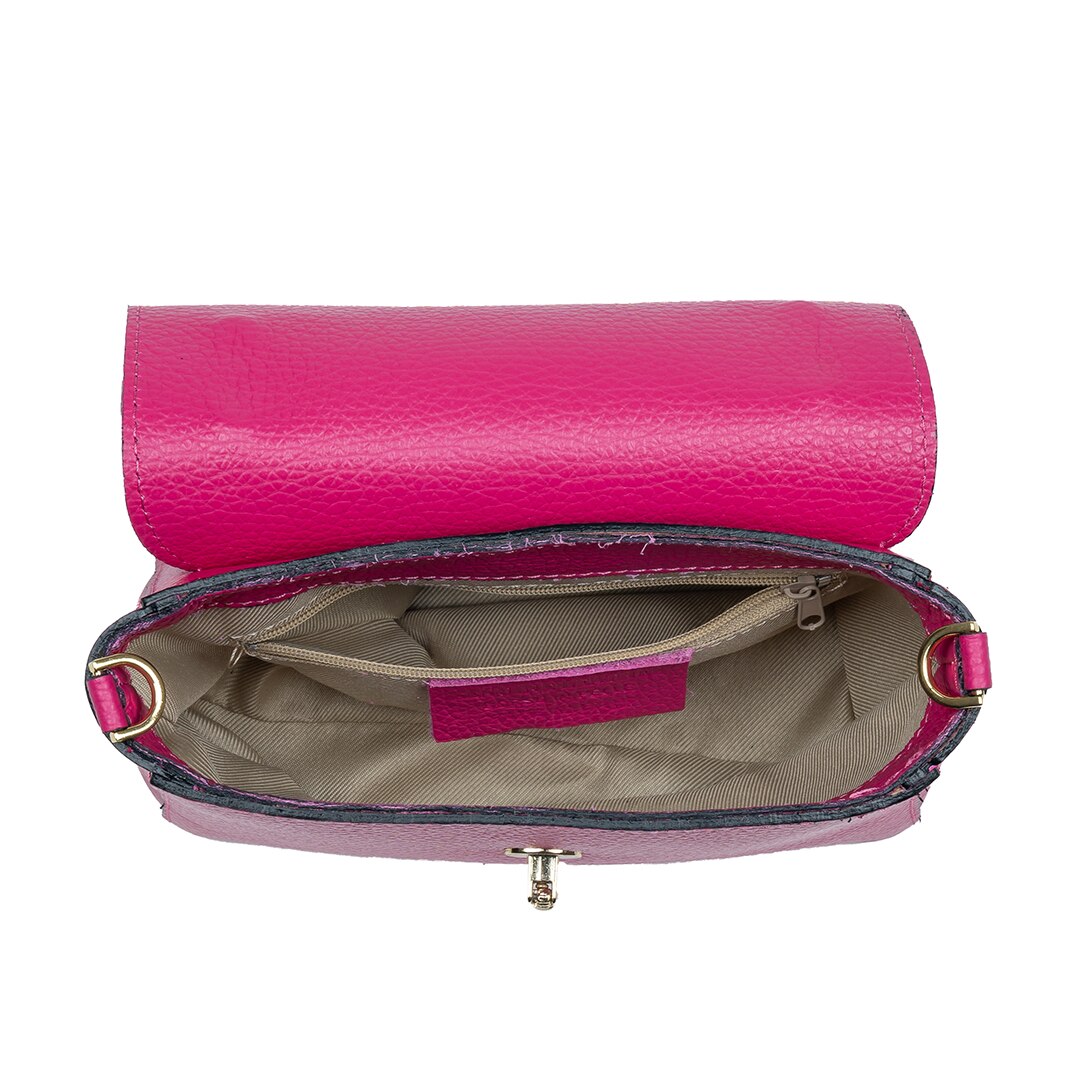 Poseta dama, piele, Toro Nero, Alesia, fucsia - eMAG.ro