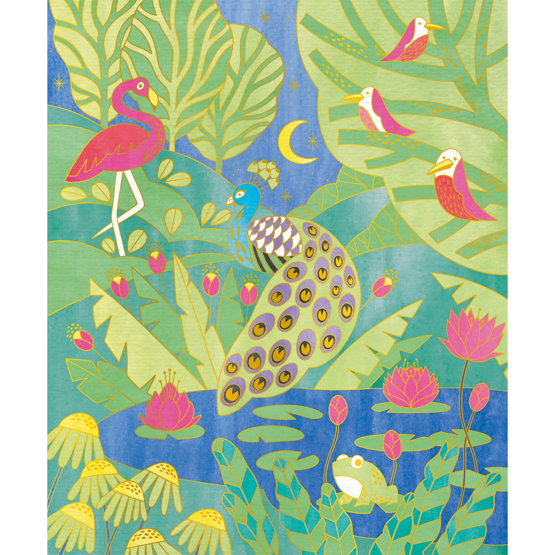 Set pictura cu acuarela Janod - Animale, 4 imagini - eMAG.ro