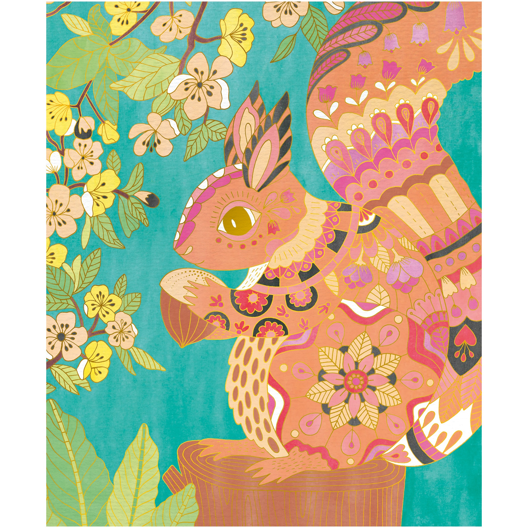 Set pictura cu acuarela Janod - Gradina, 4 imagini - eMAG.ro