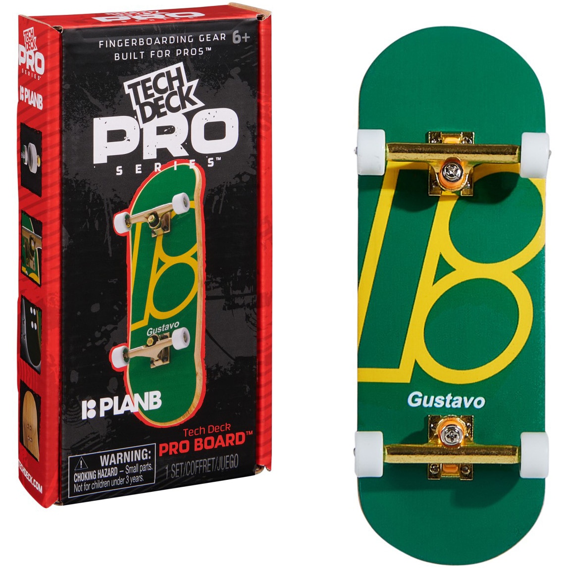 Комплект Tech Deck - Pro Series, Fingerboard i8 Planb и кутия за ...