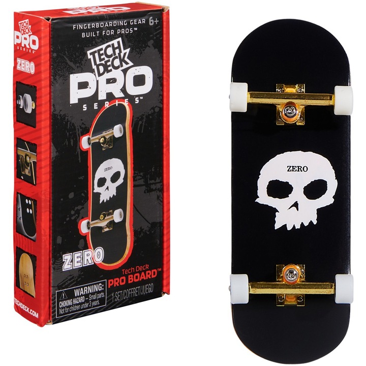 Комплект Tech Deck - Pro Series, Fingerboard Zero и кутия за съхранение ...