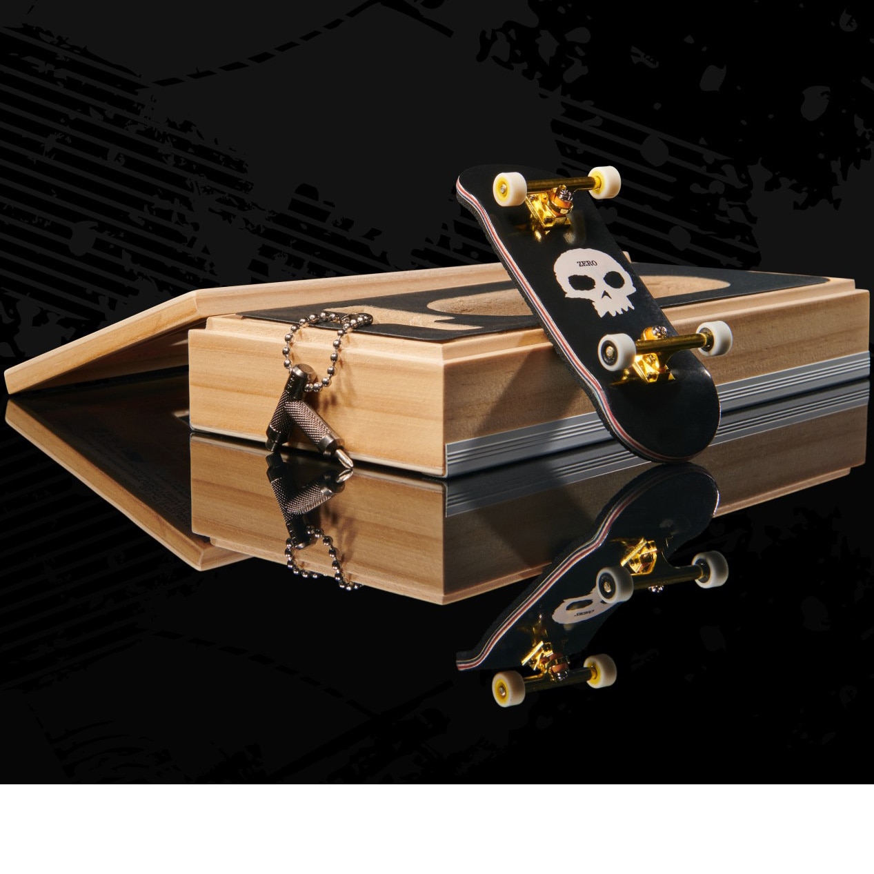 Комплект Tech Deck - Pro Series, Fingerboard Zero и кутия за съхранение ...