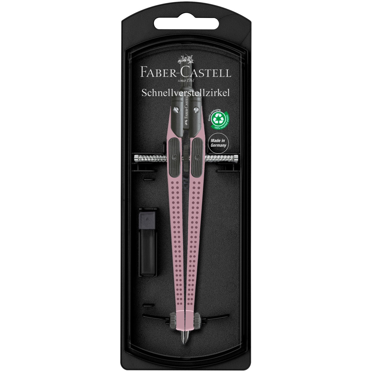 Compas Faber-Castell Quick-Set, rose - eMAG.ro