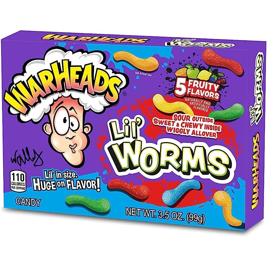 Jeleuri Warheads Lil Worms Box 99g - eMAG.ro