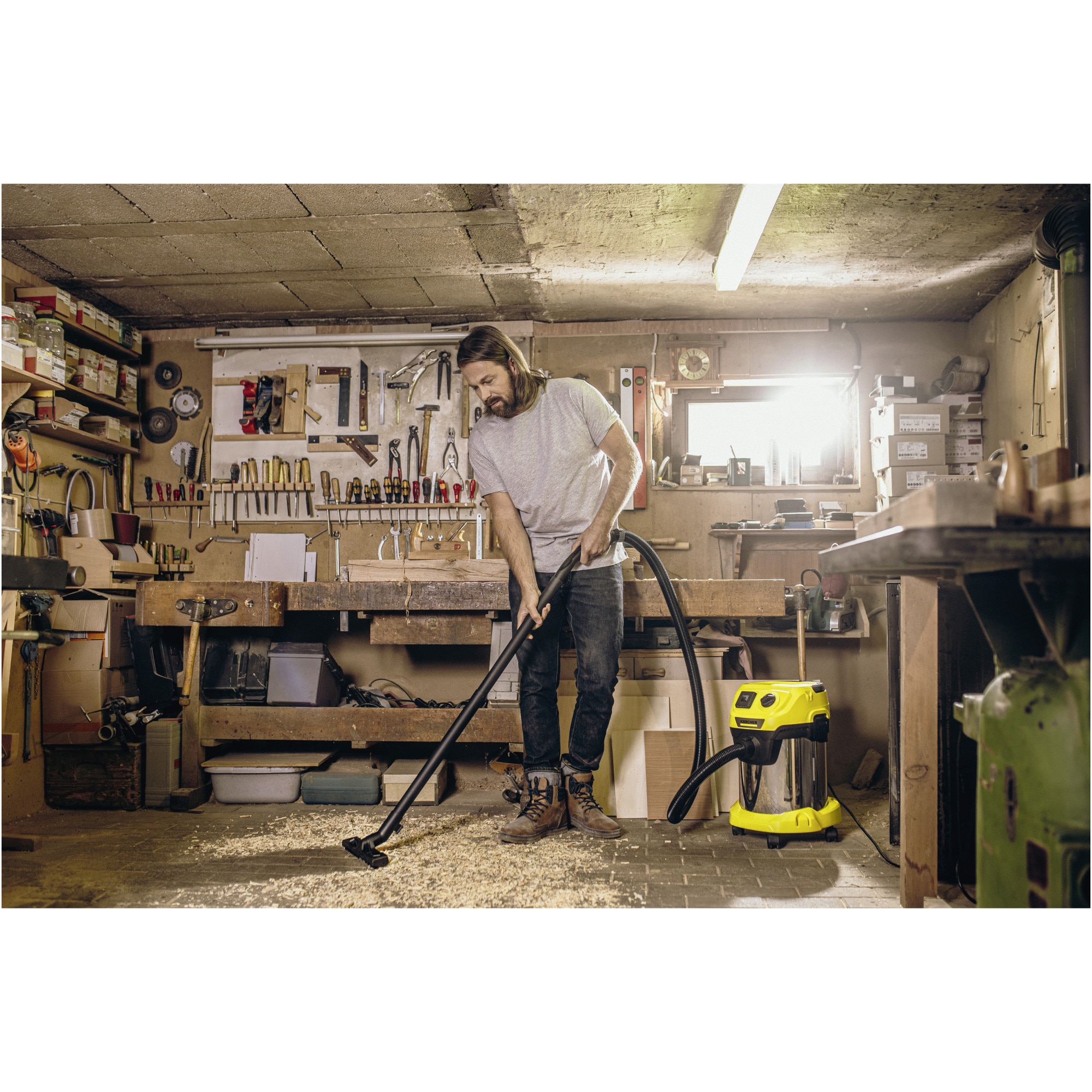 Aspirator umed-uscat Karcher WD 3 P S V-17/4/20 Workshop 1.628-195.0, Aspirare umeda si uscata ...