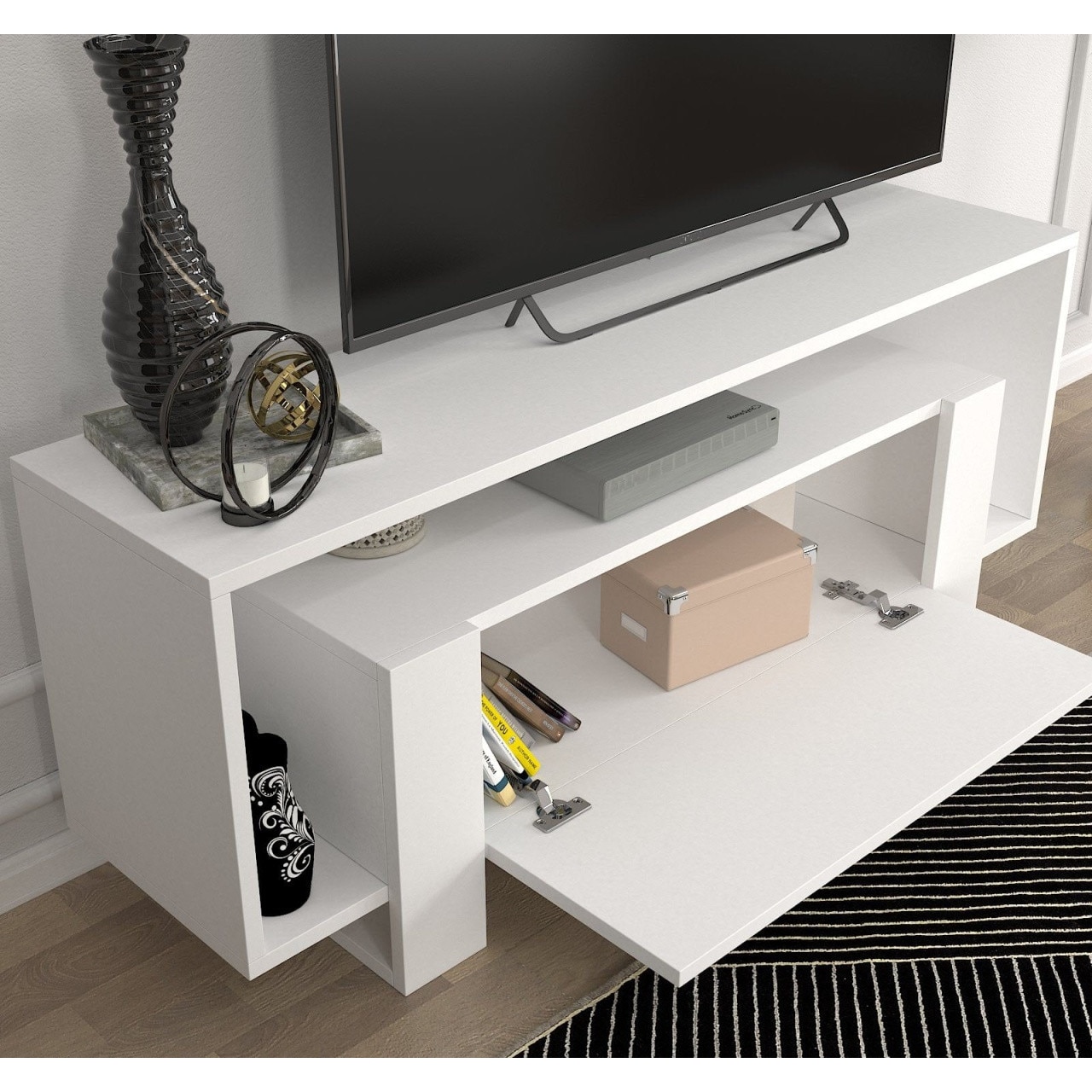 Comoda TV pentru Living UnicUtil®, 120 x 30 x 49 cm, Cu Blat pentru ...
