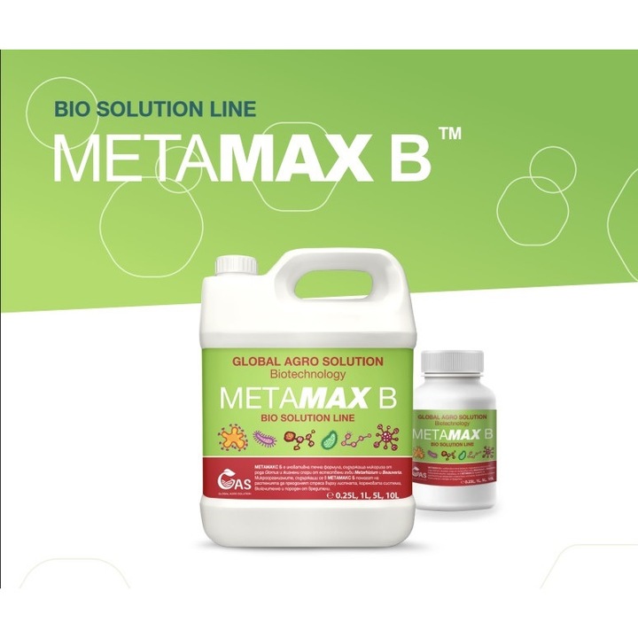 Микробиален тор MetaMax B Global Agro Solution, 300мл - eMAG.bg