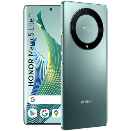 Telefon mobil Honor Magic 5 Lite, Dual SIM, 8GB RAM, 256GB, 5G, Emerald ...