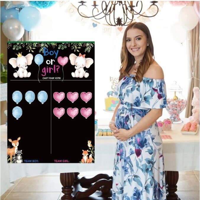 Set pentru petrecere gender reveal, EVNC Game Poster Board, poster si ...