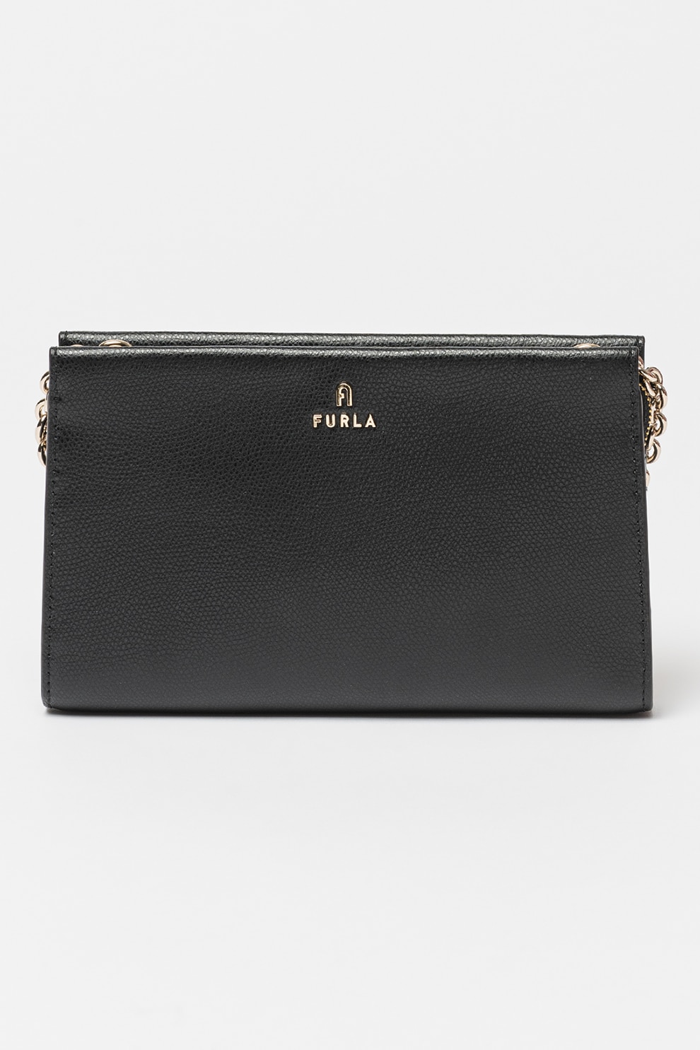 Furla, Geanta crossbody mica din piele Camelia, Negru - eMAG.ro