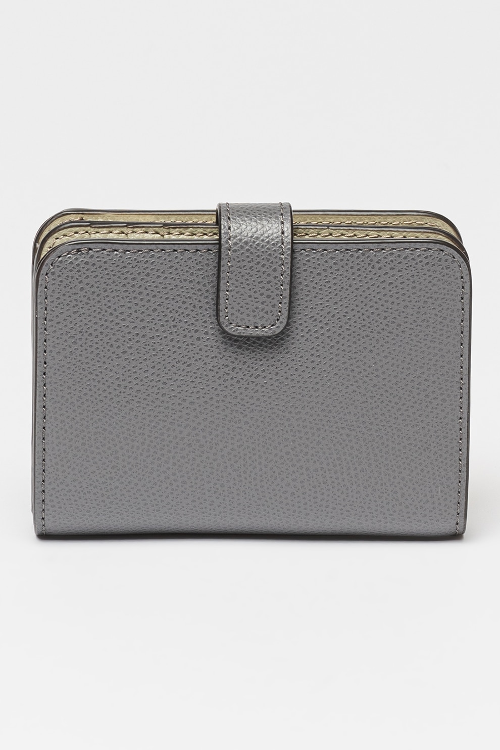 Furla, Portofel din piele Camelia Compact, Gri carbune - eMAG.ro