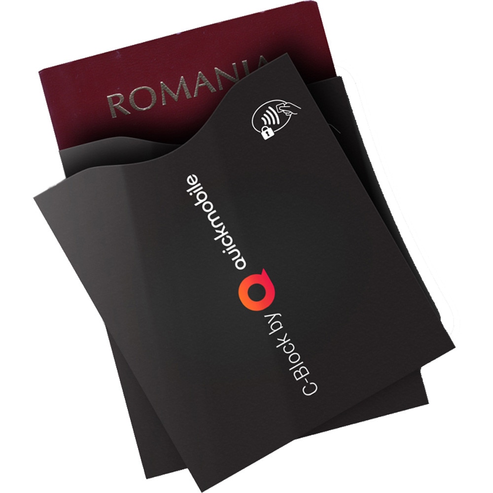 QUICKMOBILE C-Block Plic Protectie Pasaport Biometric RFID - eMAG.ro