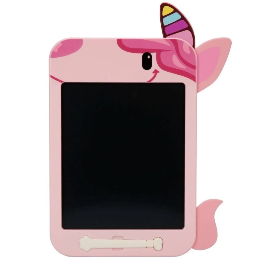 Tableta digitala LCD, pentru scris si desen, 10.5 inch, Unicorn, Roz ...
