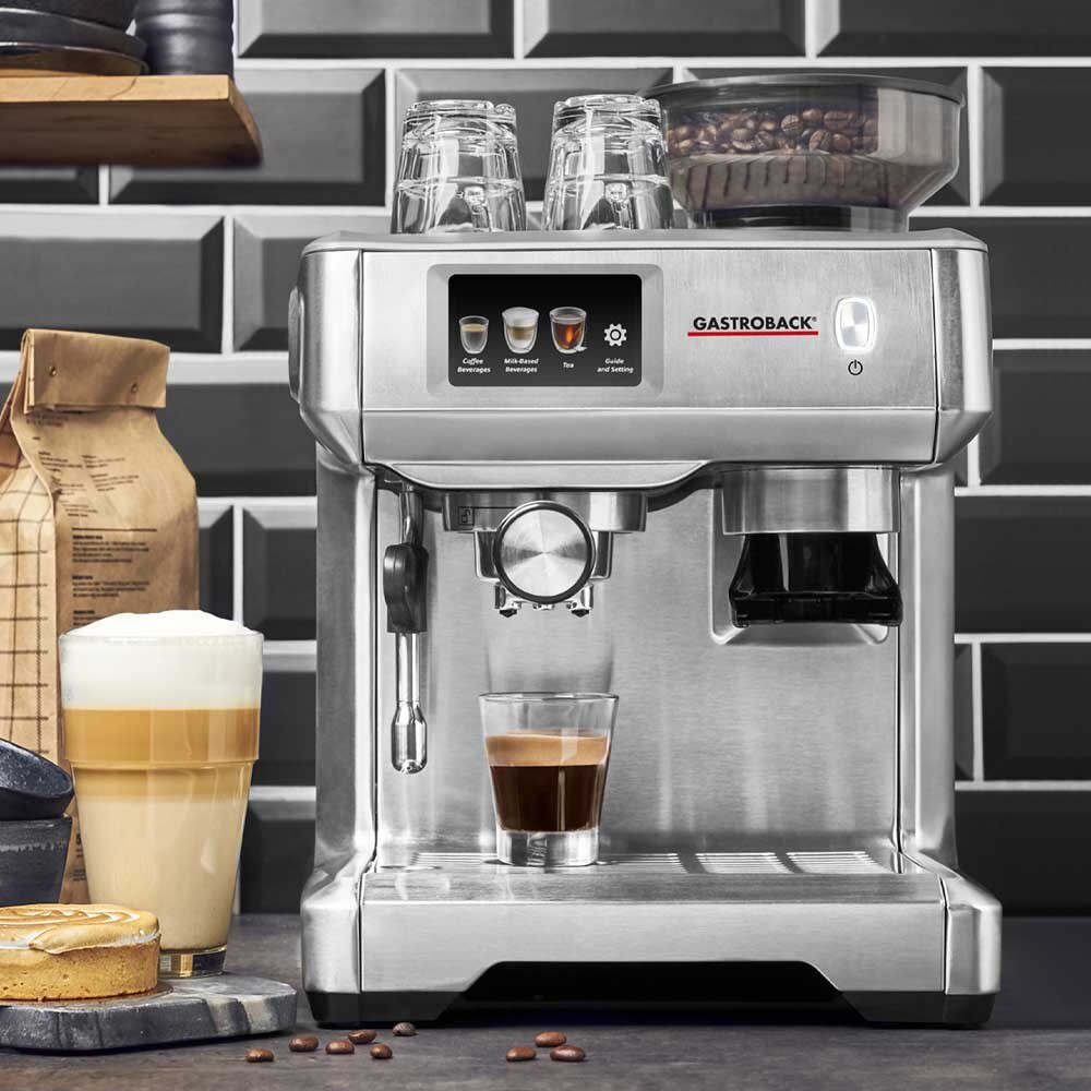 Espressor cu rasnita Gastroback, Espresso Barista Touch, ideal pentru ...