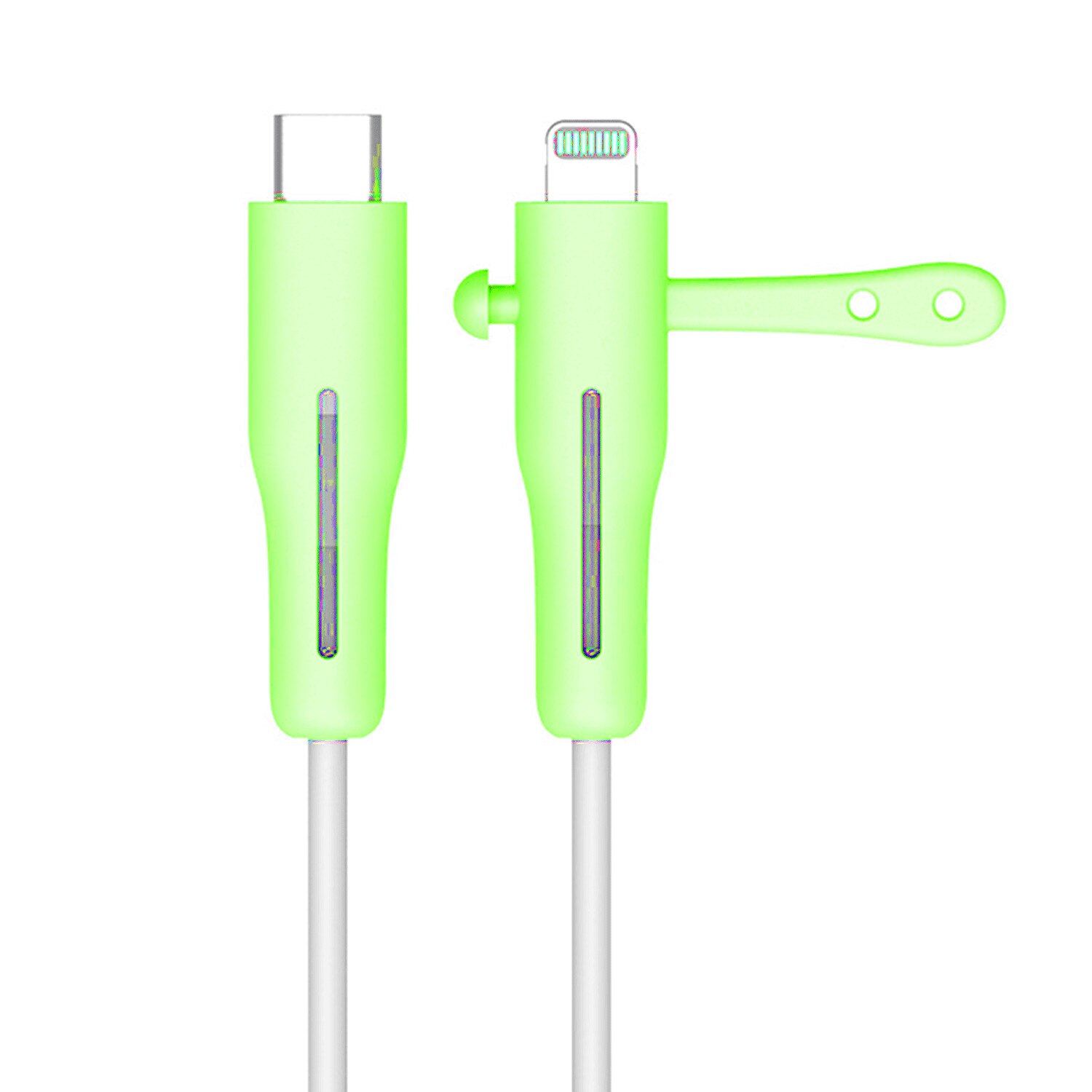 Set organizator si 2 protectii cabluri, Tzachebot®, din silicon, cu ...