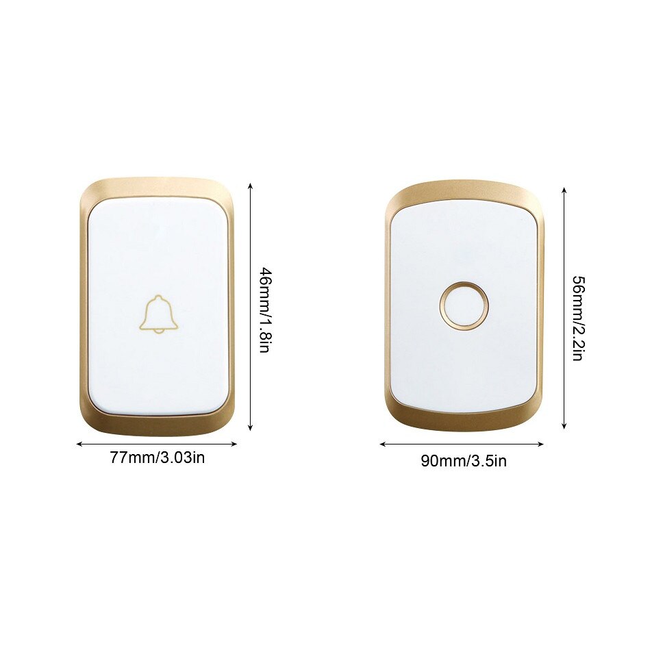 Sonerie Wireless/Fara Fir, Welora®, Model 2023, Distanta 300m, 36 ...