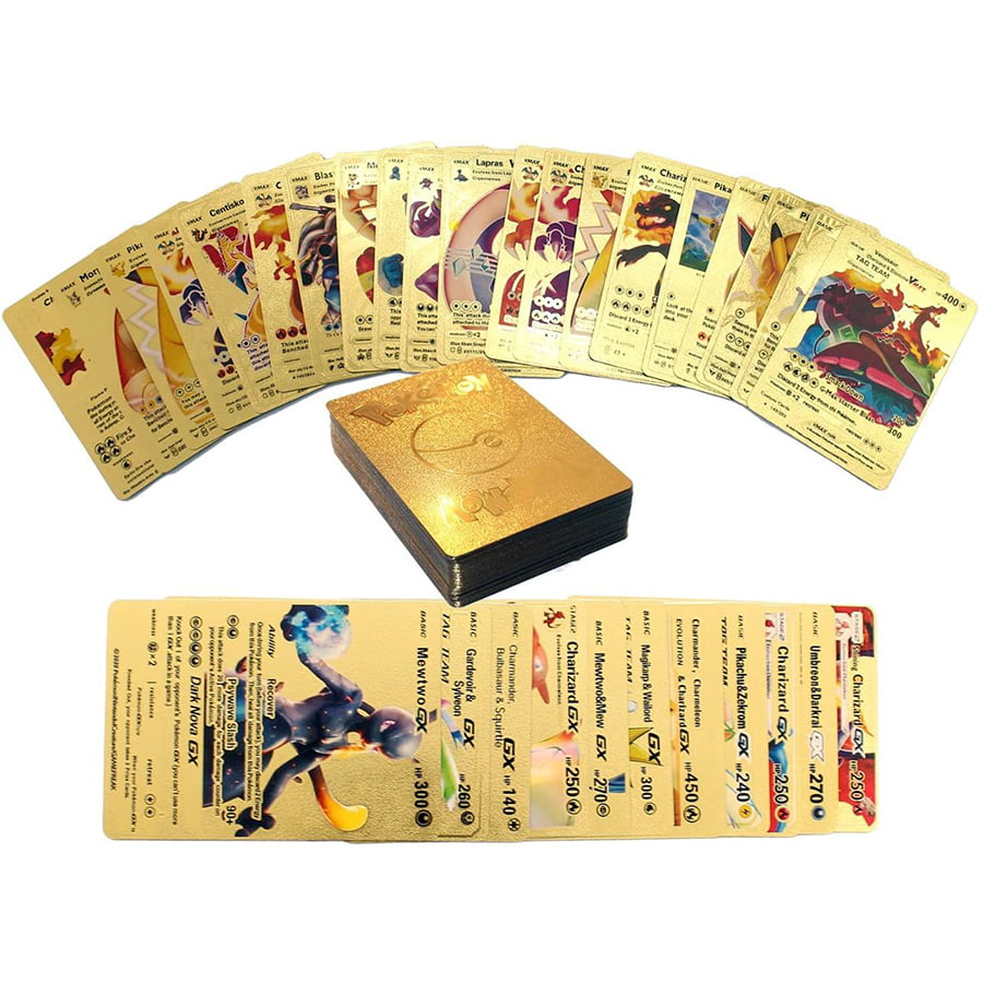 Joc de carti Pokemon Gold VMax GX, 55 Cartonase - eMAG.ro