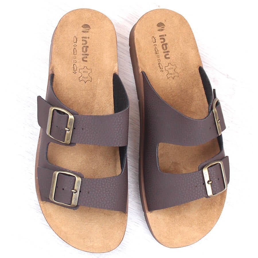 Slapi pentru barbati, Inblu, BM167447, Maro, EU 41 - eMAG.ro