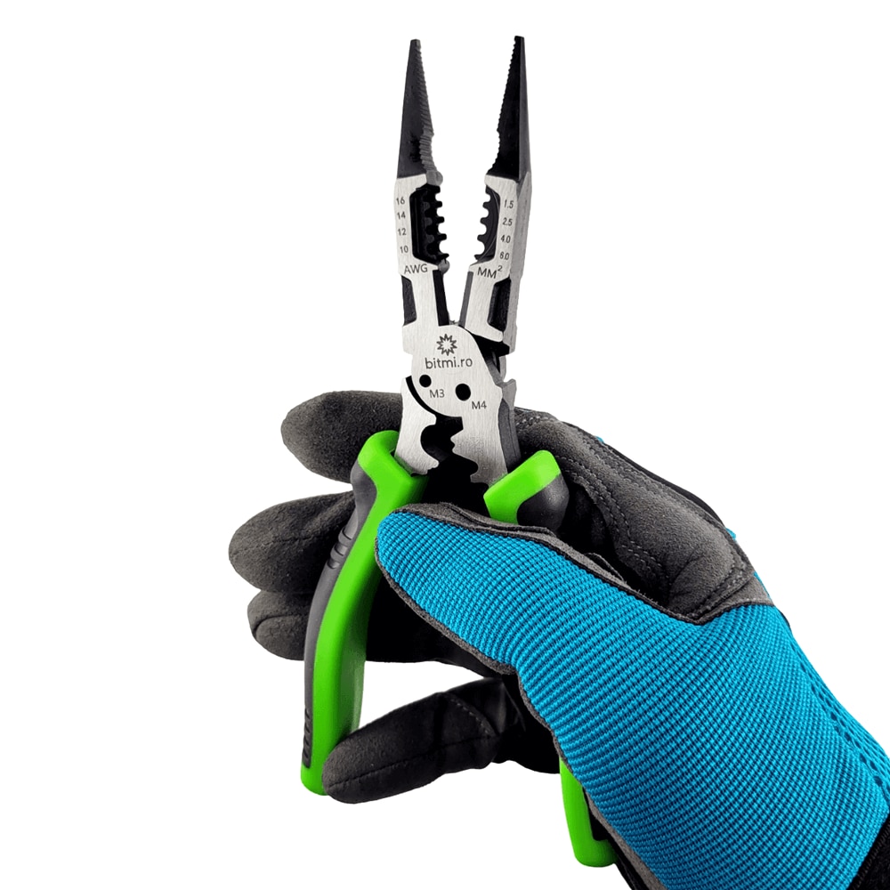 Cleste electrician multifunctional cu cioc, Bitmi® 10295 - eMAG.ro