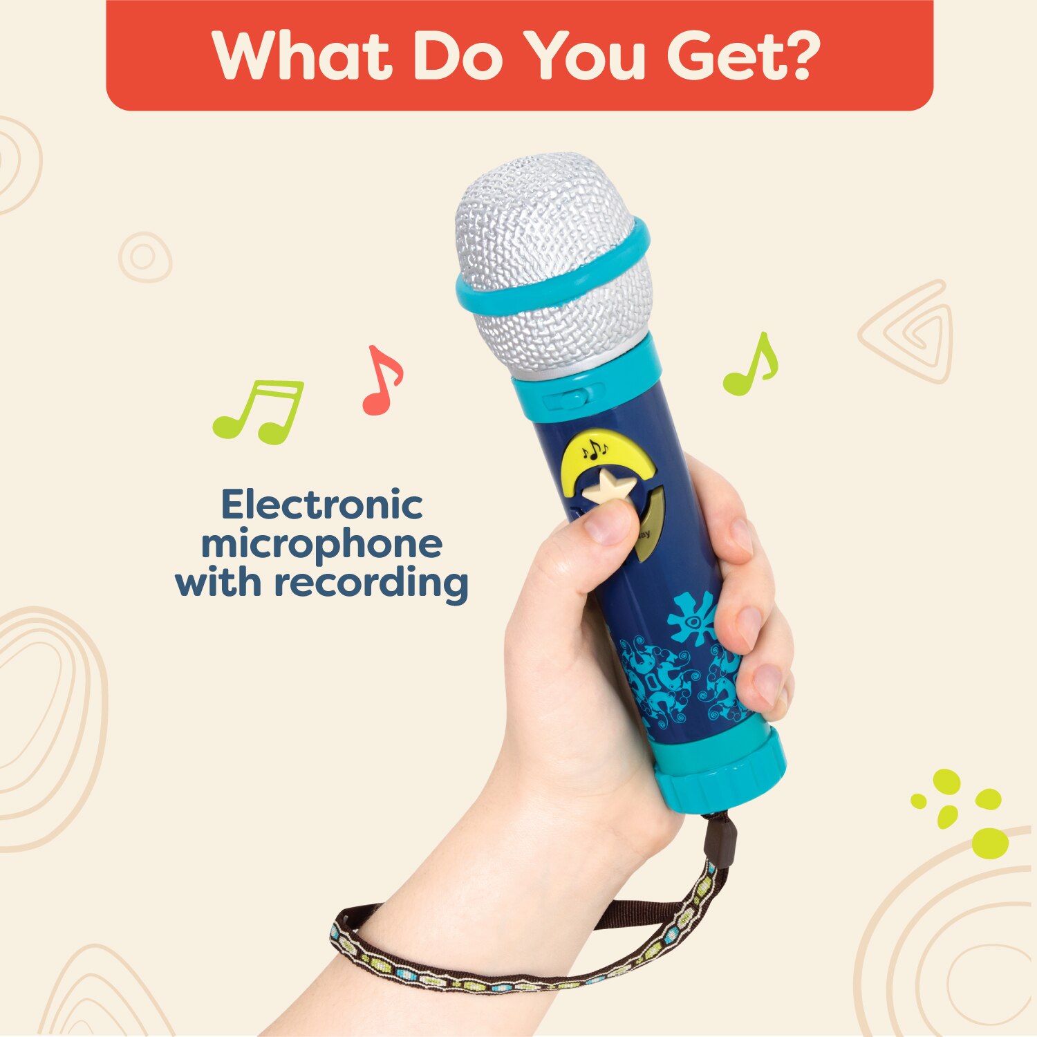 Microfon muzical BToys - eMAG.ro