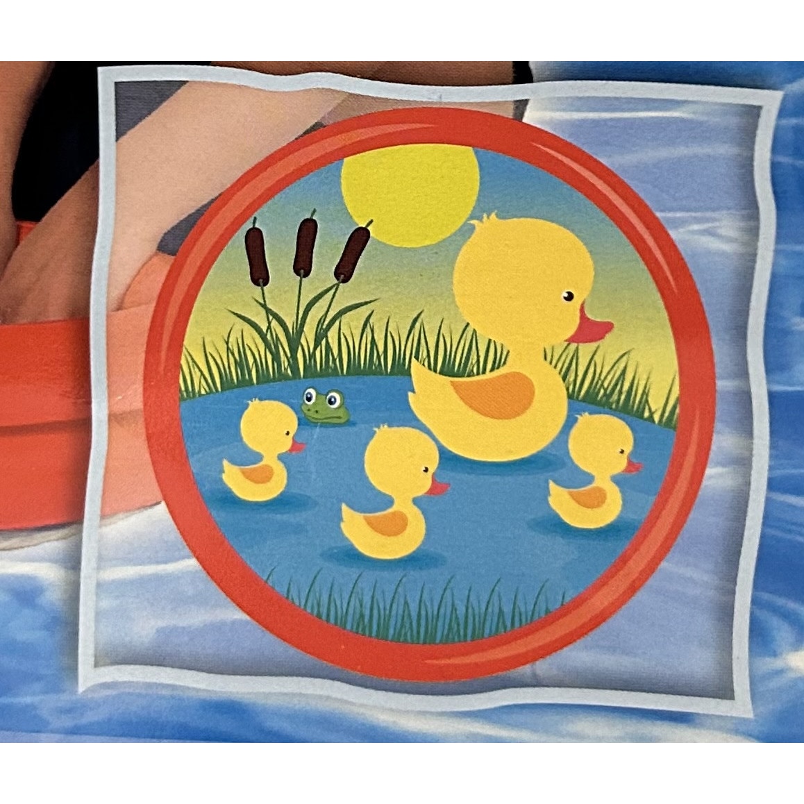 Piscina gonflabila 2 inele, Happy People, 60x15, rosie cu ratuste - eMAG.ro