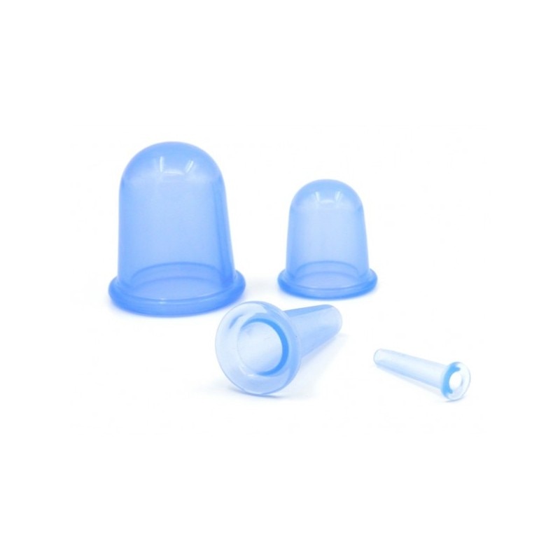 Set 4 ventuze silicon forma rotunda Masaj Terapie, Sela - eMAG.ro