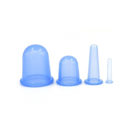 Set 4 ventuze silicon forma rotunda Masaj Terapie, Sela - eMAG.ro
