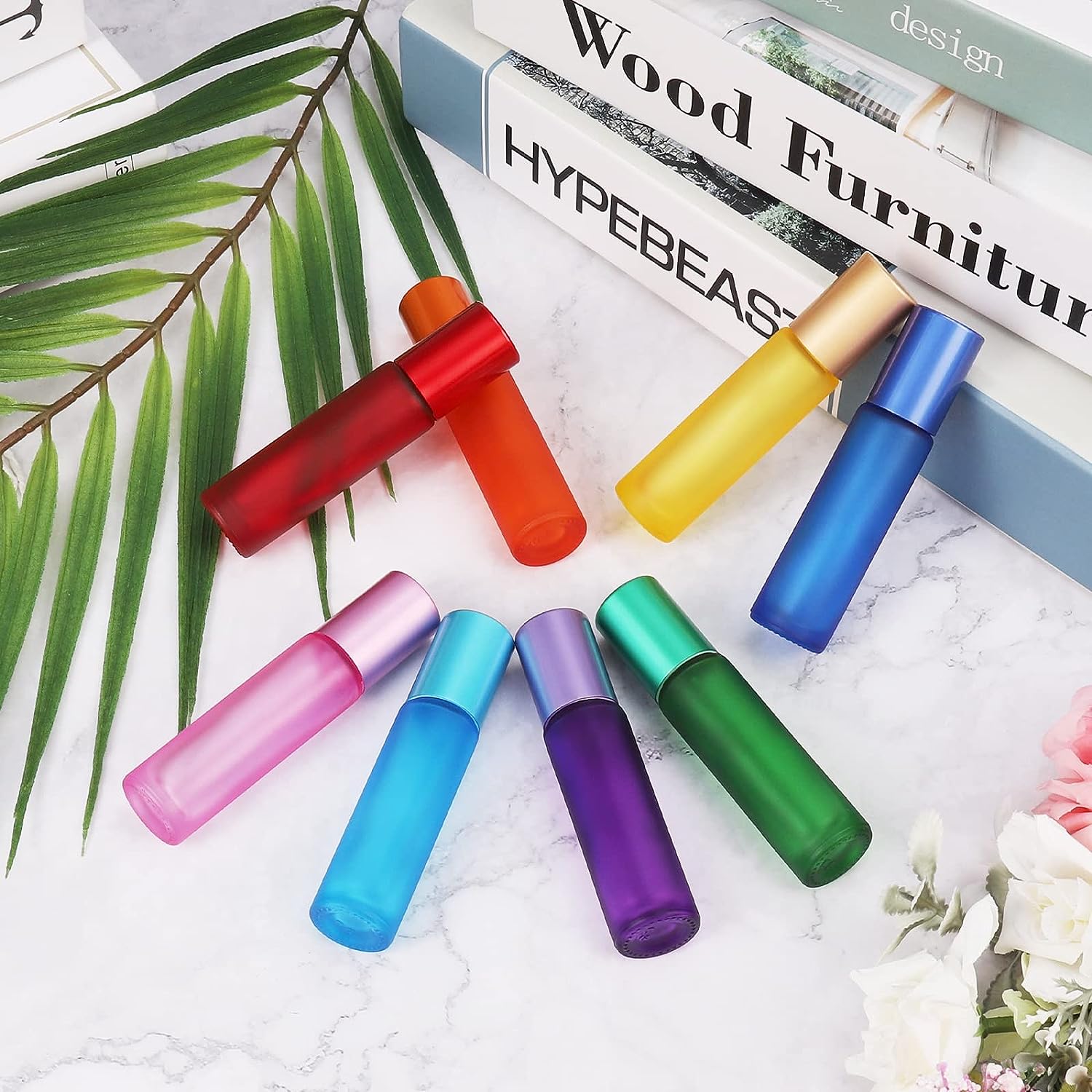 Set 8 sticlute colorate roll-on, 10 ml, multicolor - eMAG.ro