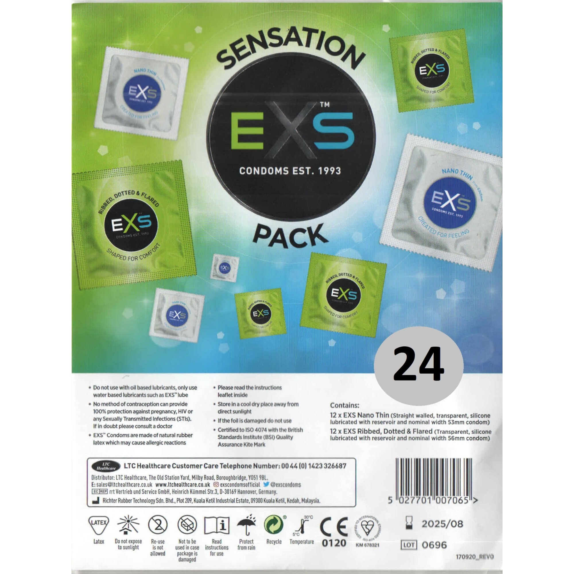 Prezervative, Exs, 24 bucati - eMAG.ro