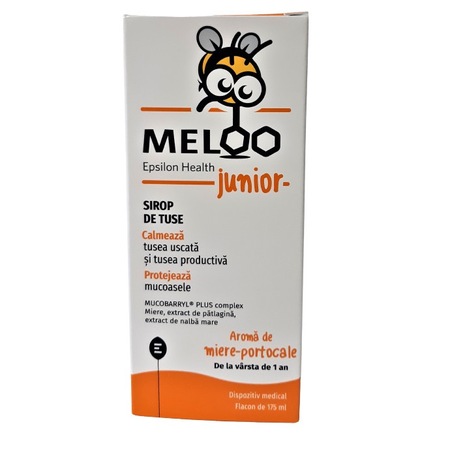 Meloo Junior, Siropde tuse, Epsilon Health, 175ml - eMAG.ro