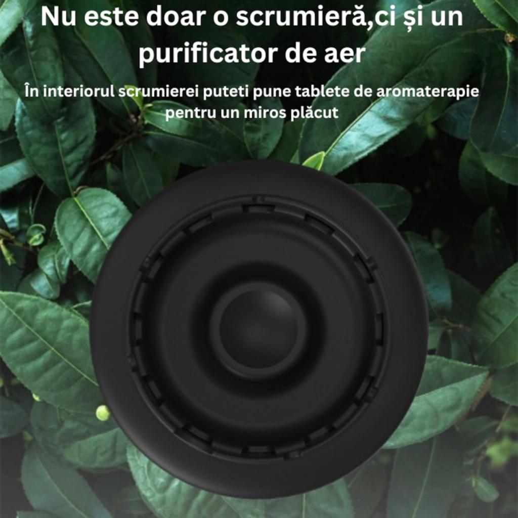 Scrumiera electrica, multifunctionala, portabila, cu ventilator si ...