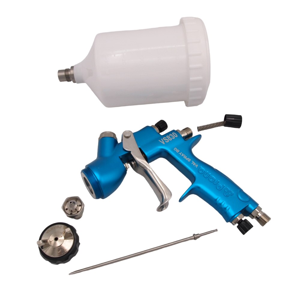 Професионален бояджийски пистолет, Val Spray, VS-830, в транспортен ...