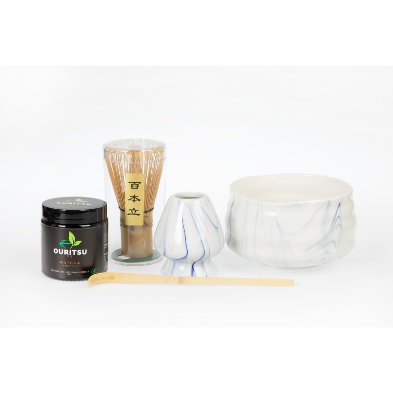 Set pentru ceai matcha, Ouritsu, Matcha, 30g, Multicolor - eMAG.ro