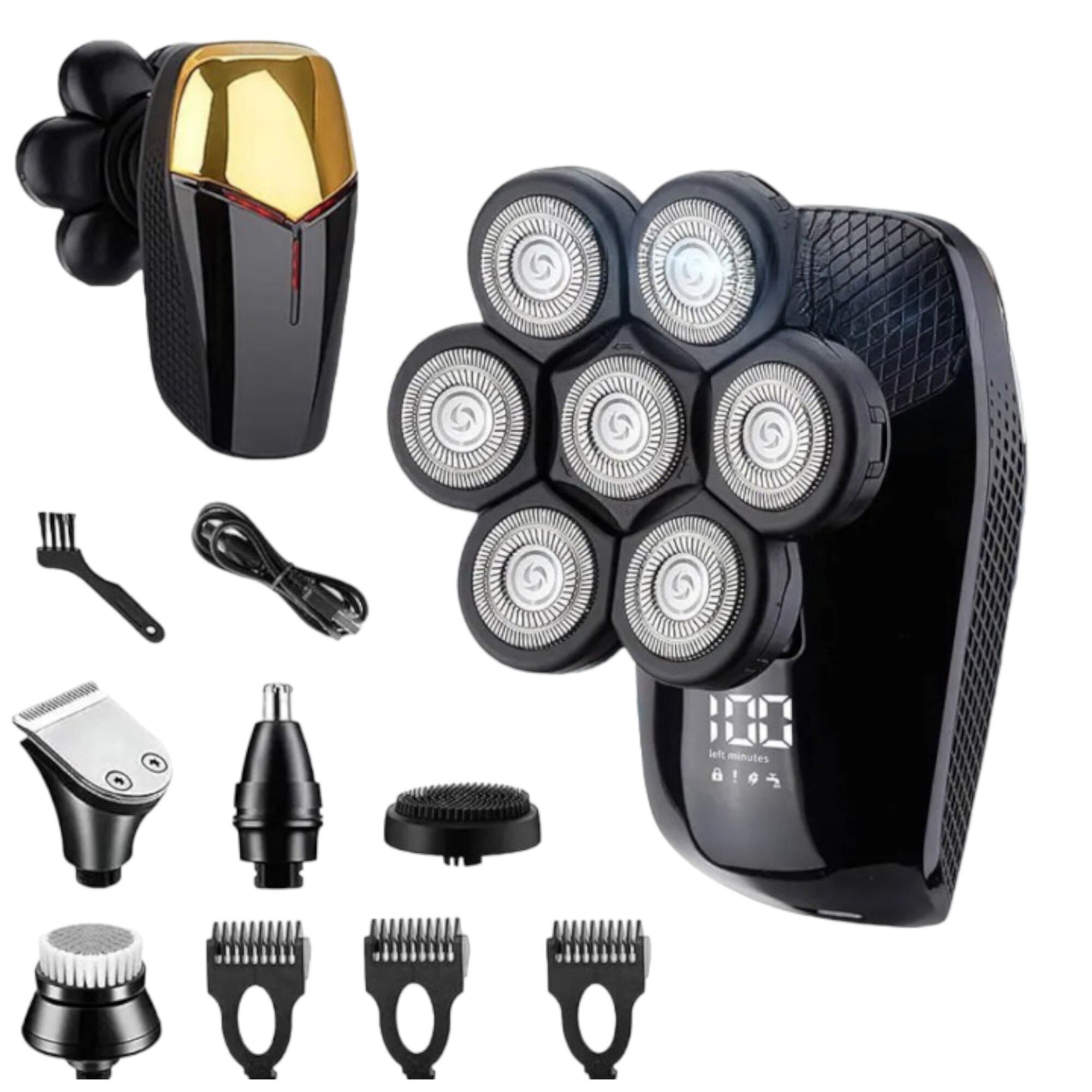 Aparat multifuncional de Barbierit si Tuns, 360 grade, Electric ...