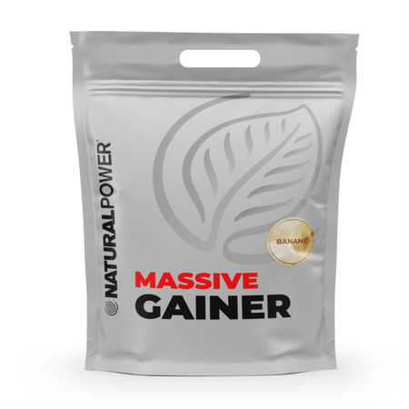 Massive Weight Gainer, Natural Power, cu aroma de Banane, 2,5 kg - eMAG.ro