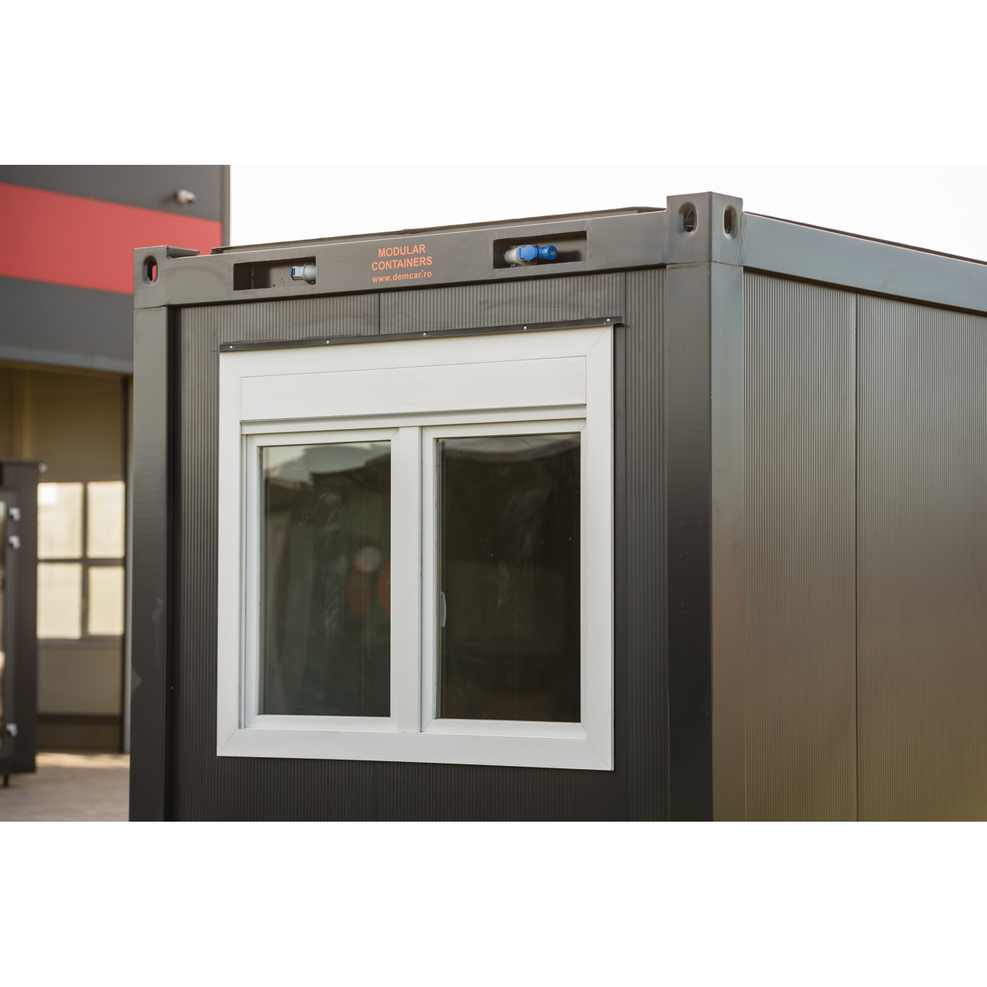 Container Modular, RAL 7016, 6058 x 2348 x 2820 mm - eMAG.ro