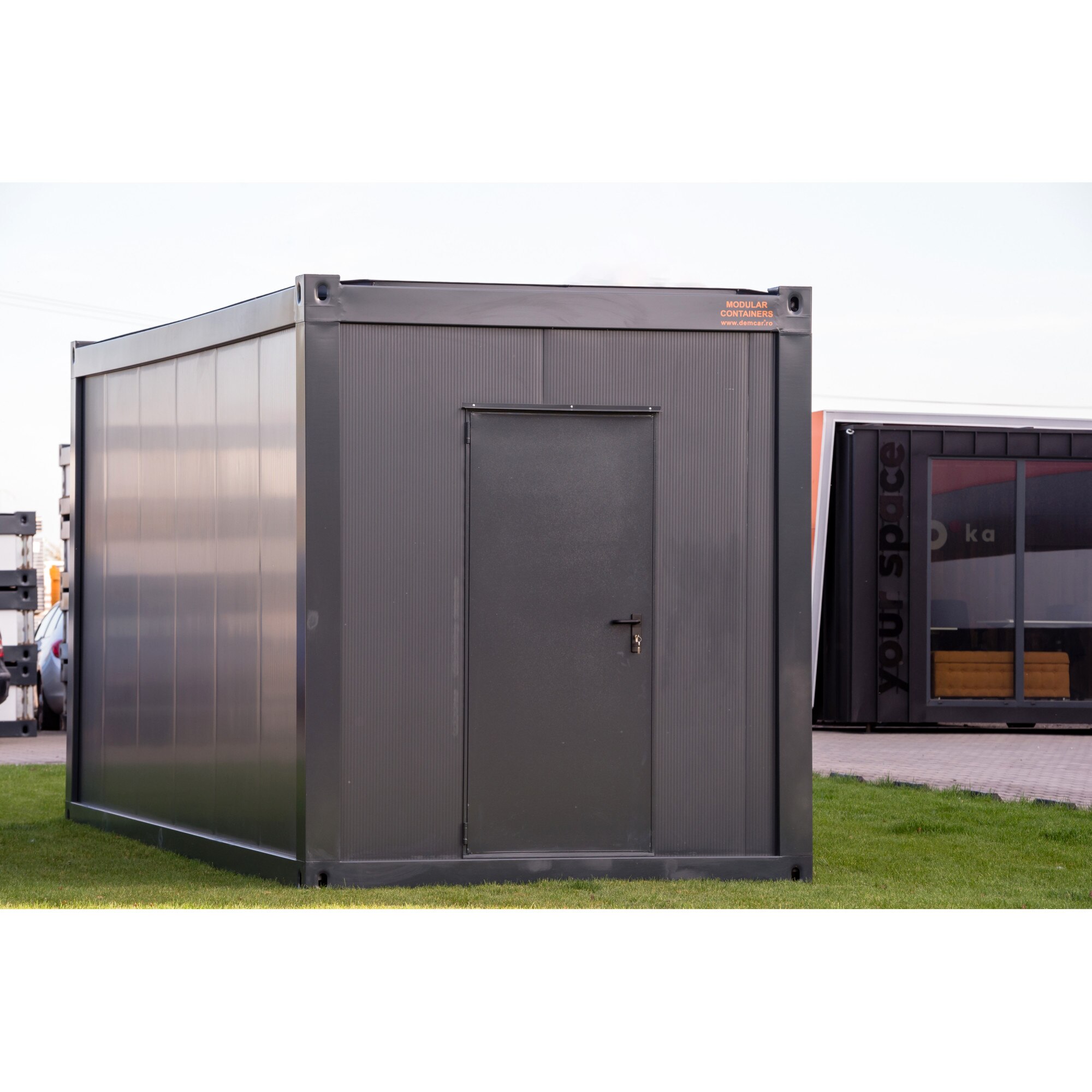 Container Modular, RAL 7016, 6058 x 2348 x 2820 mm - eMAG.ro