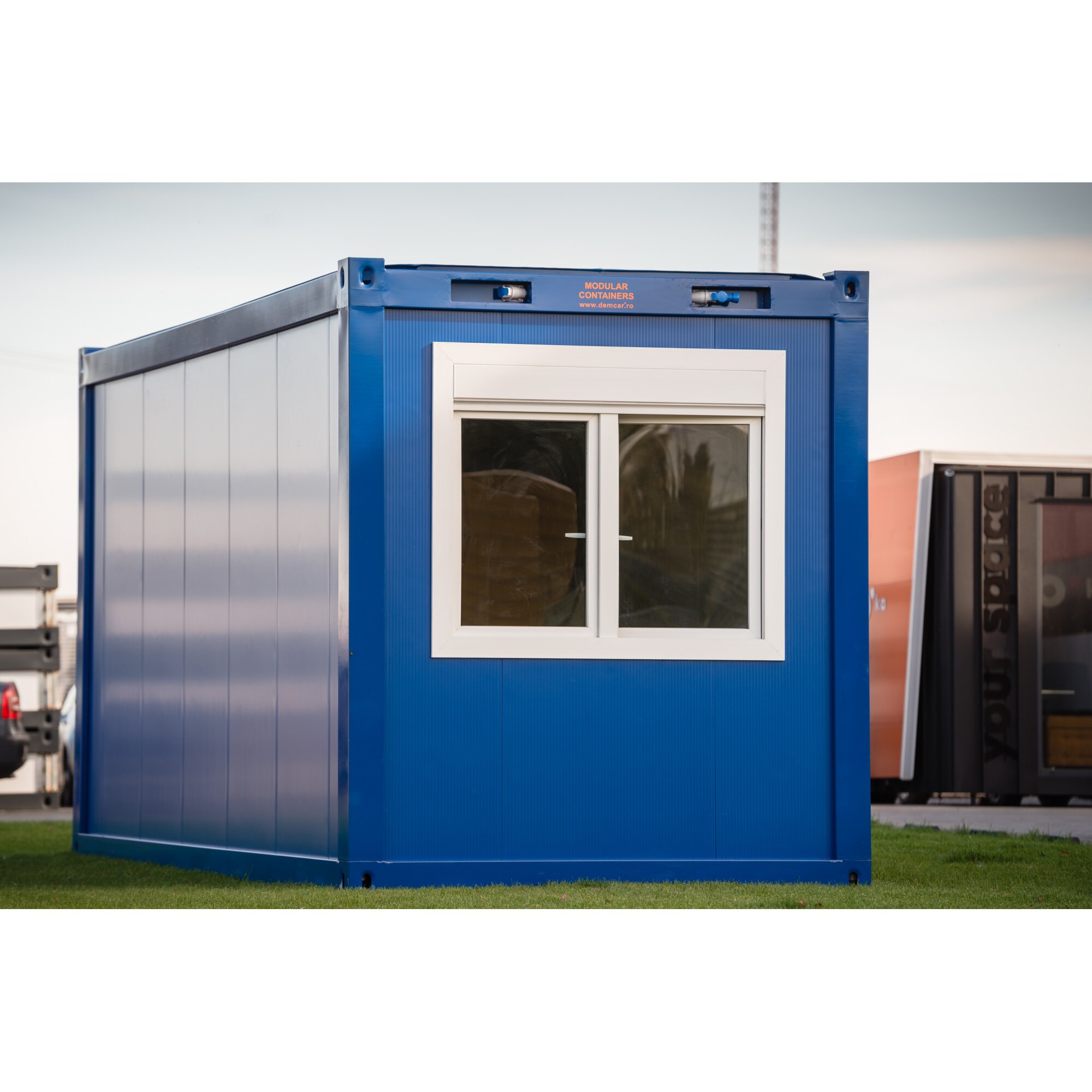 Container Modular, RAL 5010, 6058 x 2348 x 2820 mm - eMAG.ro